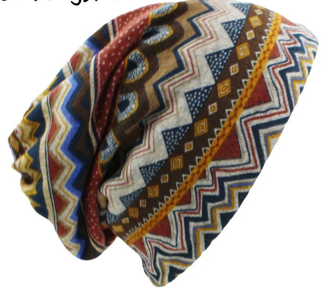 Ladies Vintage Style Hippie Beanie , Ladies Beanie , Neck Scarf , - Etsy