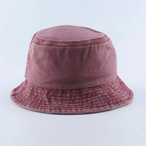 Washed Bucket Hat, Fisher-mans Hat, Unisex Bucket Hat, Washed Hat - Etsy