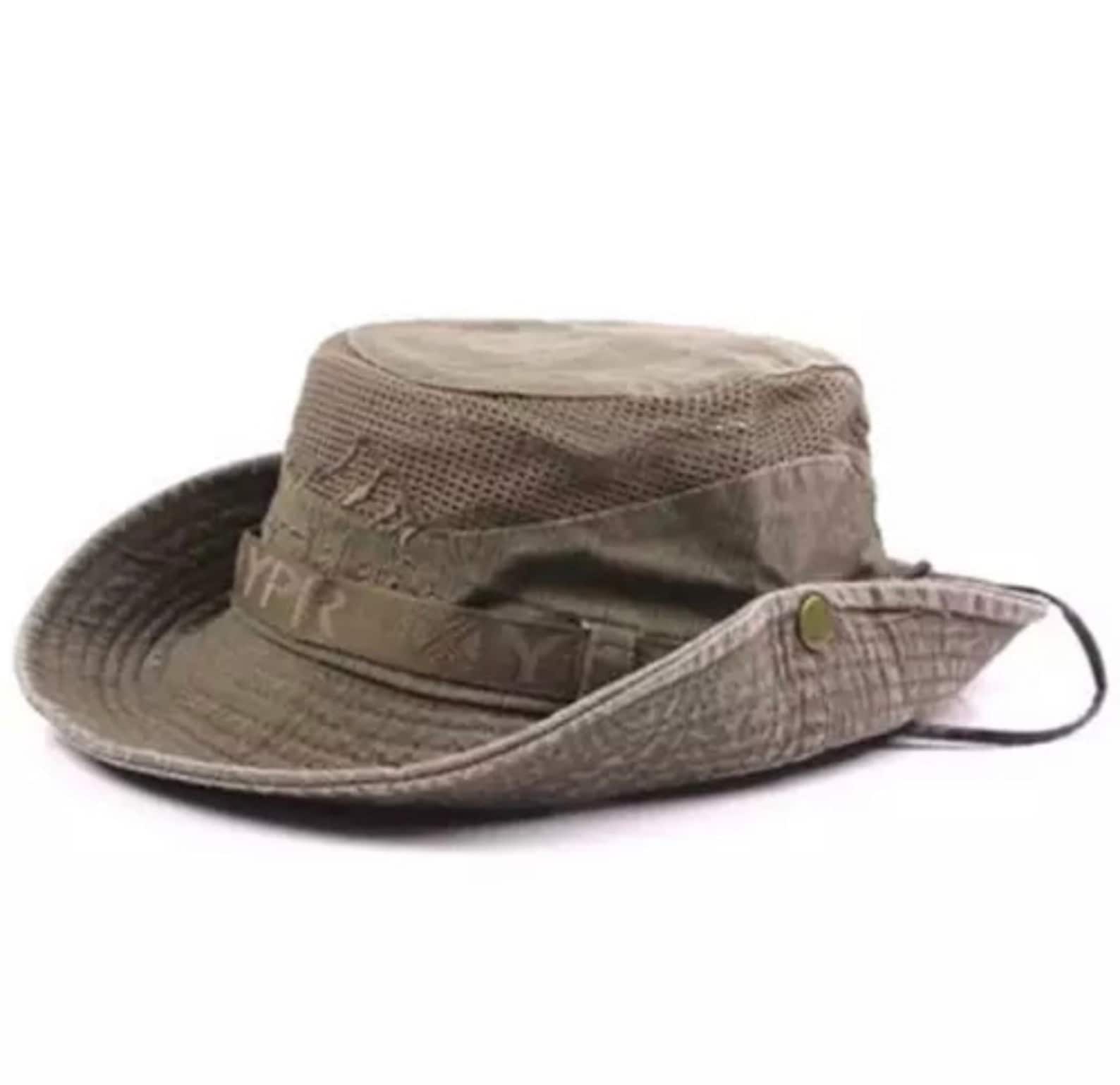 Mens Sun Hat Fishing Hunting or Jungle Hat Bucket Hat - Etsy UK