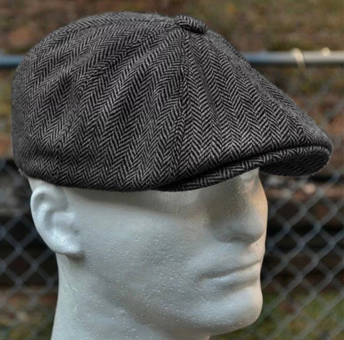 Herringbone Style Beret. Casual Flat Beret - Etsy UK