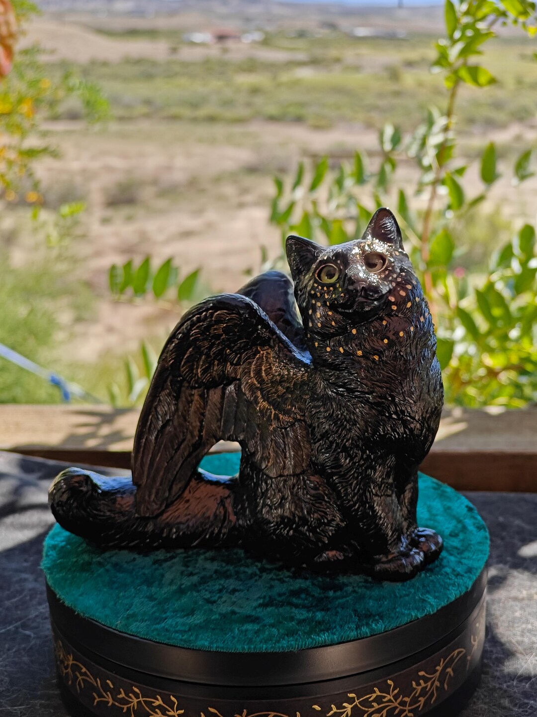 Windstone Editions PYO Halloween Long Haired Flap Cat - Etsy