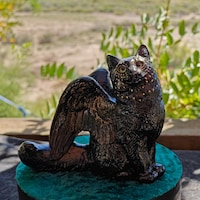 Vintage Pena Windstone Editions 1999 CAT WIZARD RARE! Great Condition ...