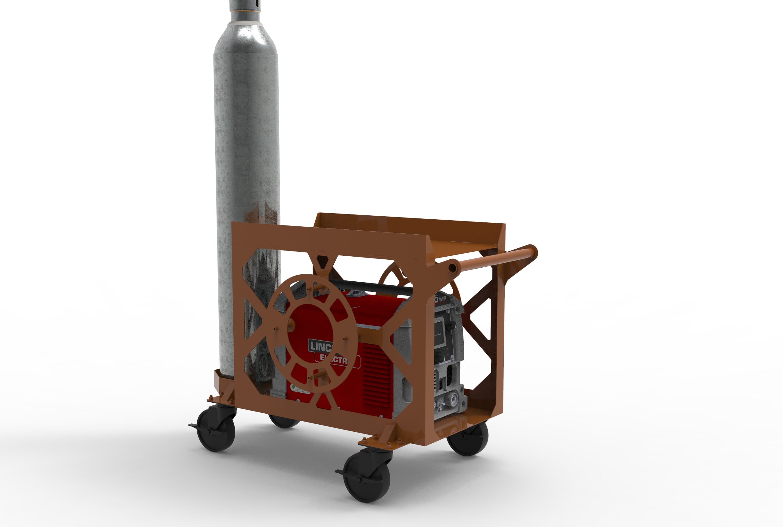 DIY Welding Cart Files to Make | Custom Cart With Hose and Cord Hanger ...