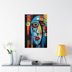Abstract Face Poster Print | Wall Decor | Perfect for Framing ...