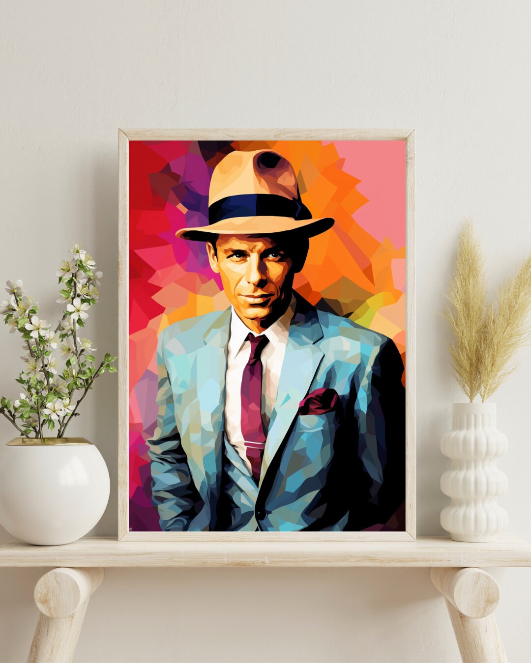 Frank Sinatra Colorful Poster Print - Frank Sinatra Art - Wall Decor ...