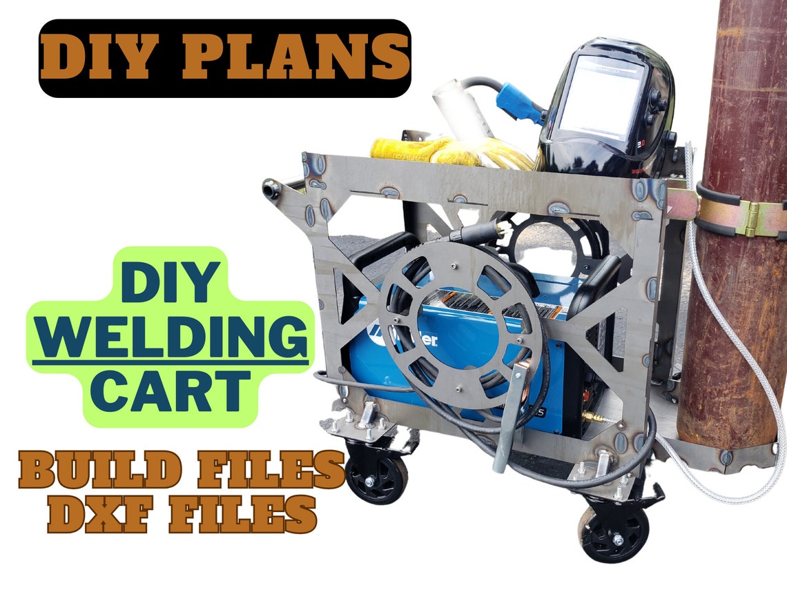 DIY Welding Cart Files to Make | Custom Cart With Hose and Cord Hanger ...