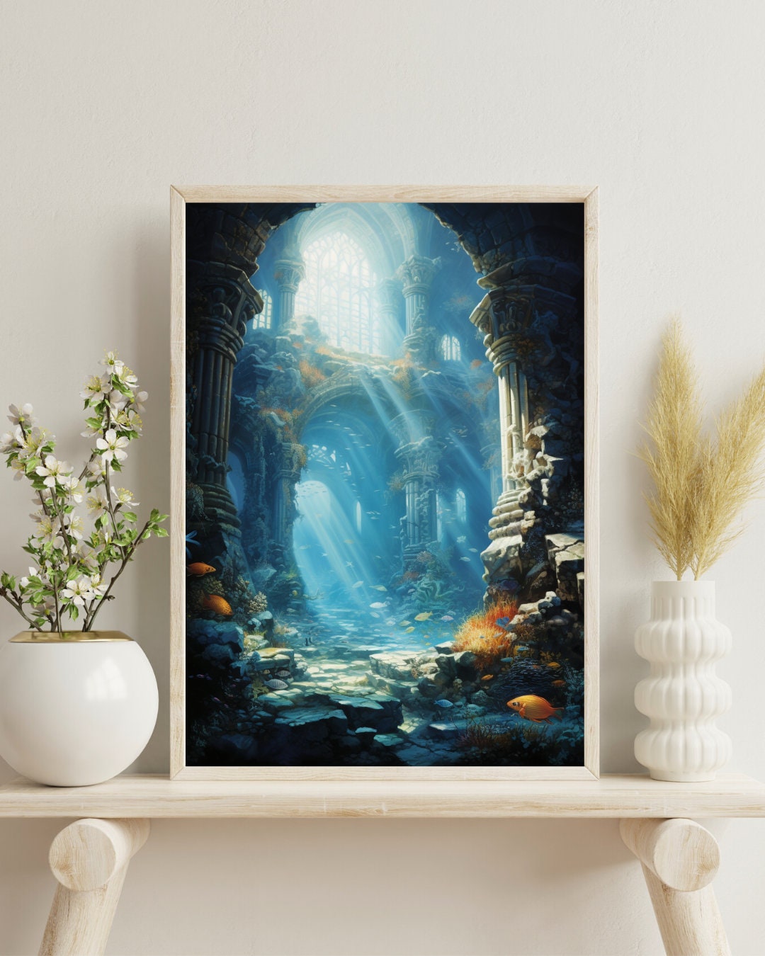 Atlantis: Magical Underwater Painting - Atlantis Art - Mythical Lost ...