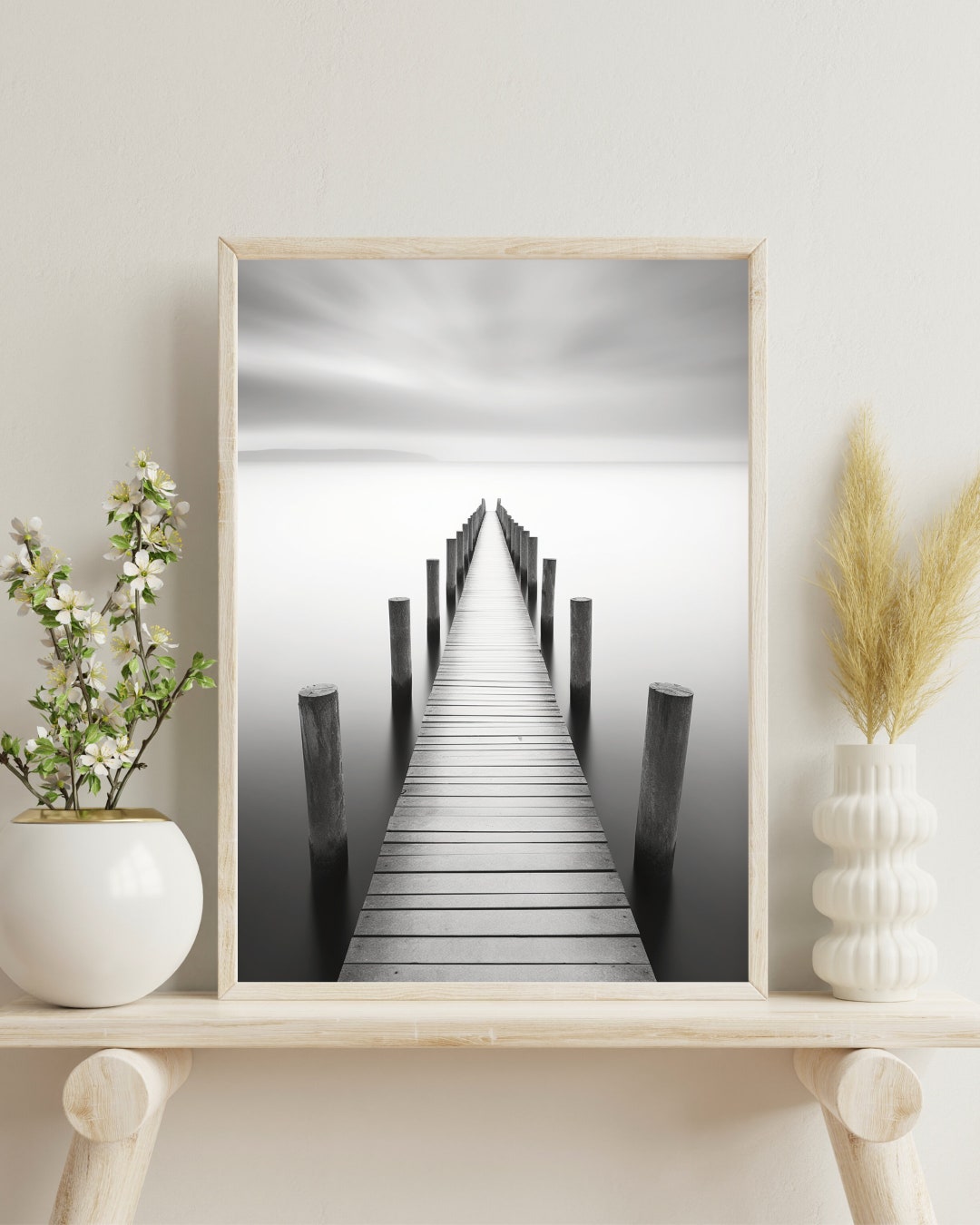 Minimalistic Dock Poster Print | Wall Decor | Perfect for Framing ...
