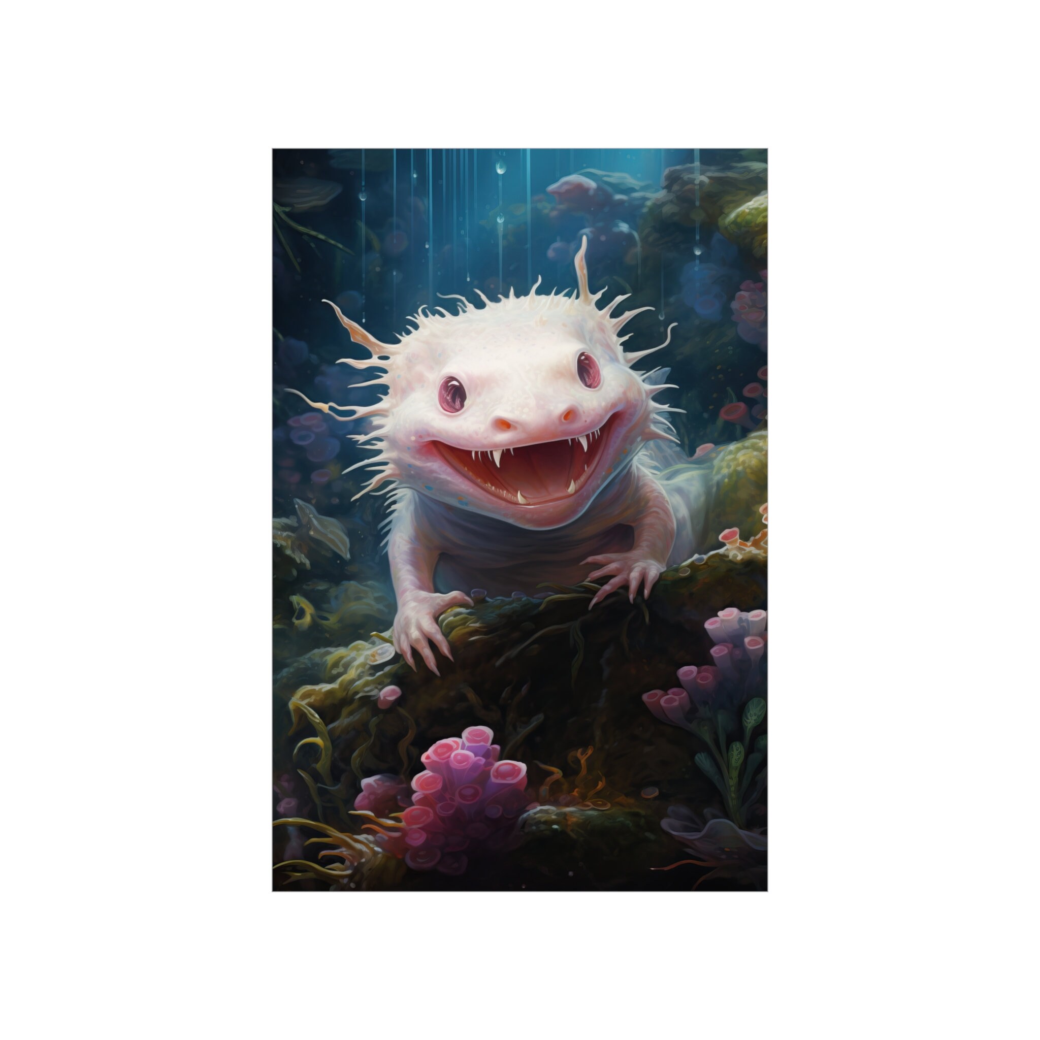 Axolotl Closeup - Axolotl Art - Wildlife Decor - Perfect for Framing ...