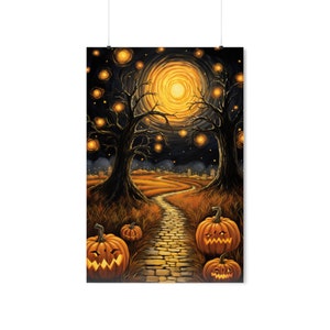 Halloween Printed Poster | Wall Decor | Perfect for Framing | Halloween ...