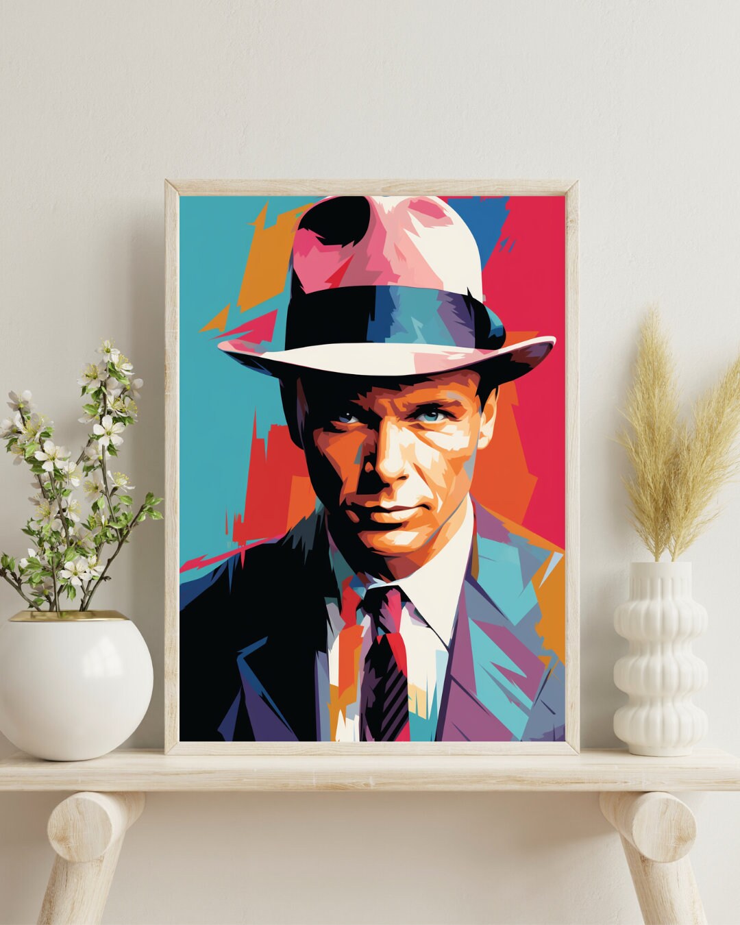 Frank Sinatra Colorful Poster Print - Frank Sinatra Art - Wall Decor ...