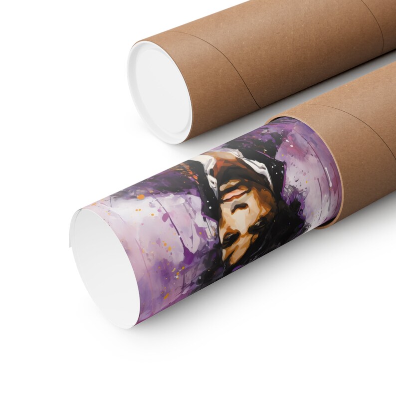 Abstract Prince Singer Poster Print - Vibrant Tribute Artwork for Music ...