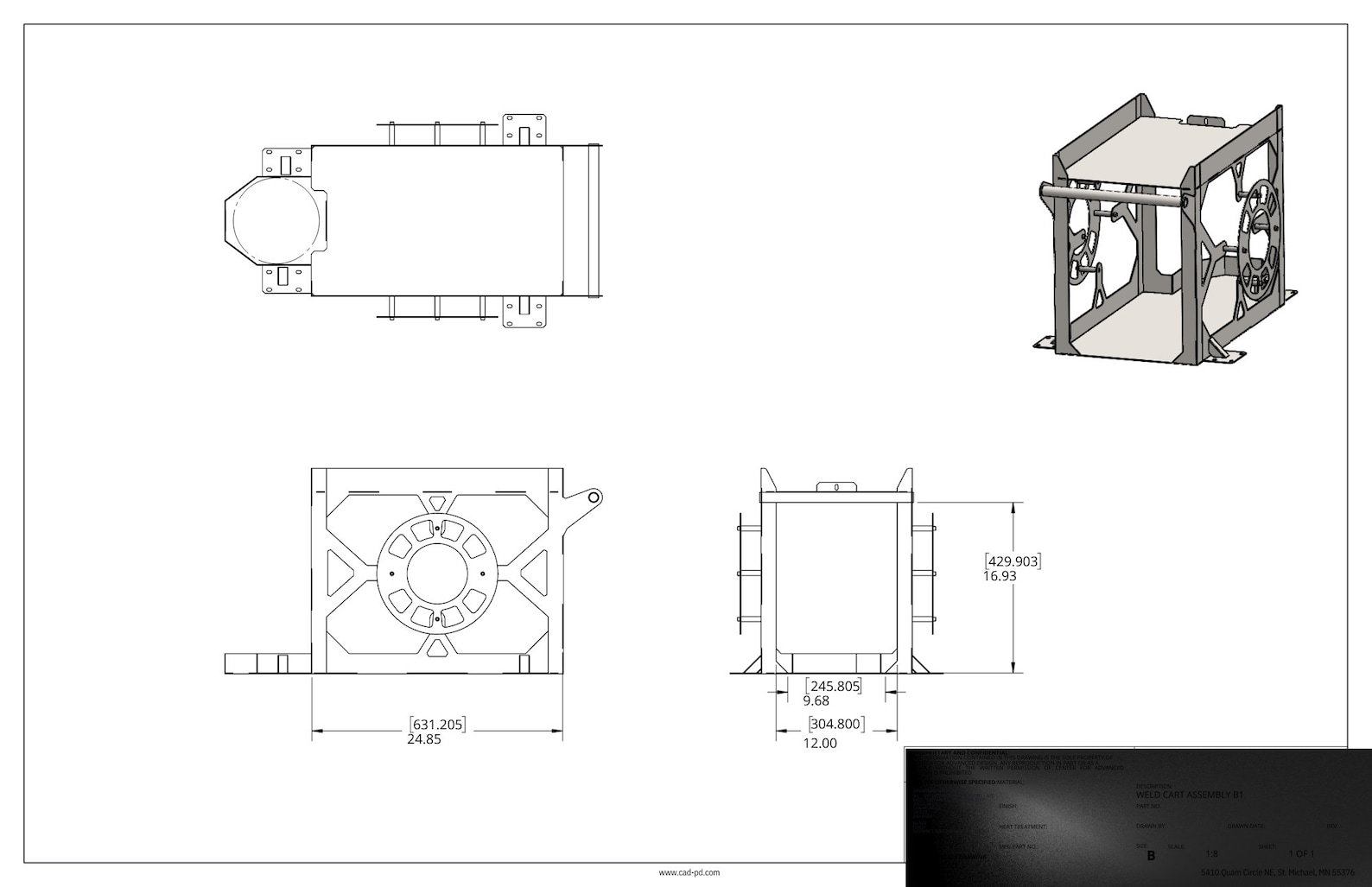 DIY Welding Cart Files to Make | Custom Cart With Hose and Cord Hanger ...