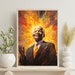 Nelson Mandela Abstract Poster Print - Inspirational Art for Decor ...