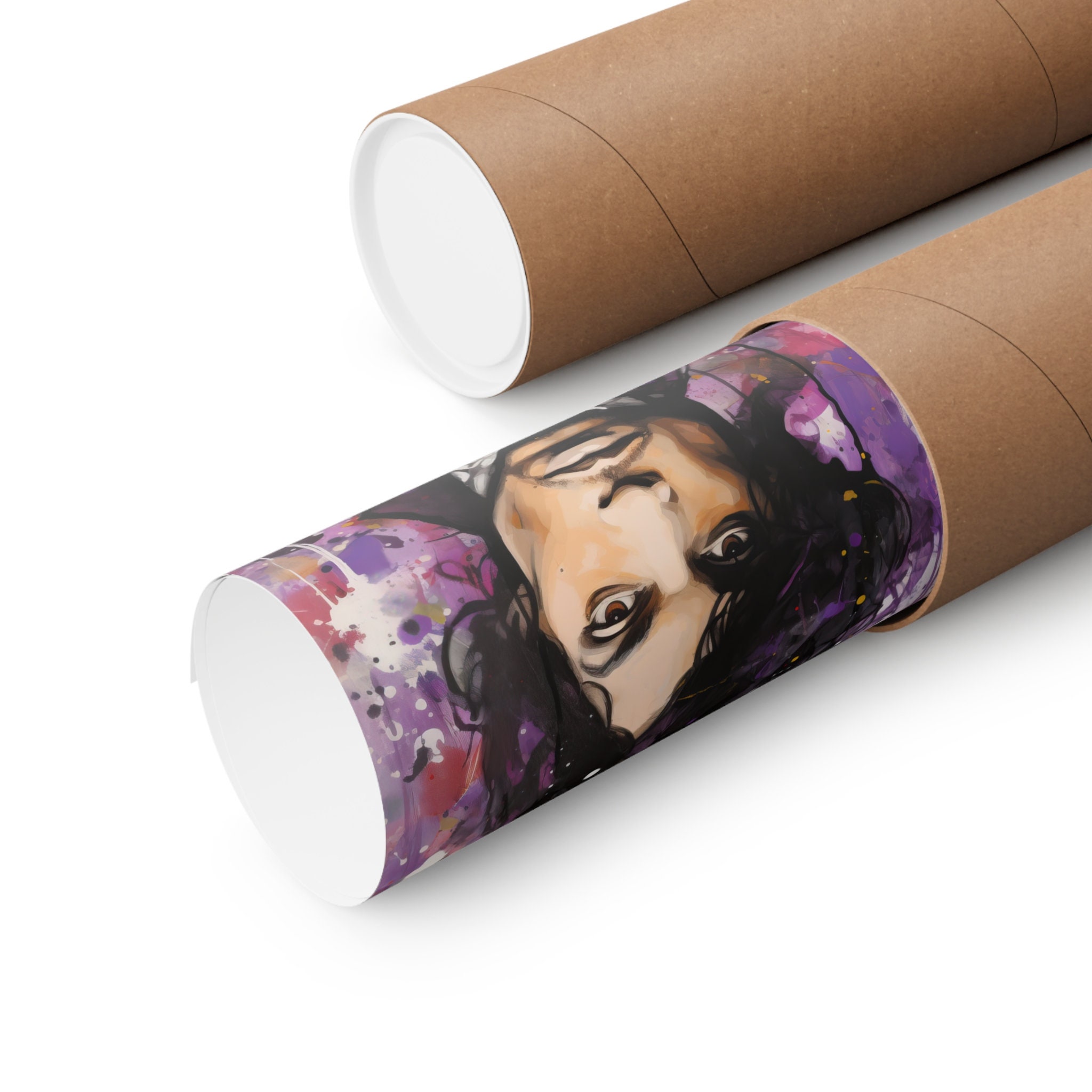 Prince Abstract Painting Poster Print - Vibrant Colors, Music Lovers ...