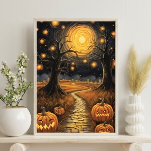 Halloween Printed Poster | Wall Decor | Perfect for Framing | Halloween ...