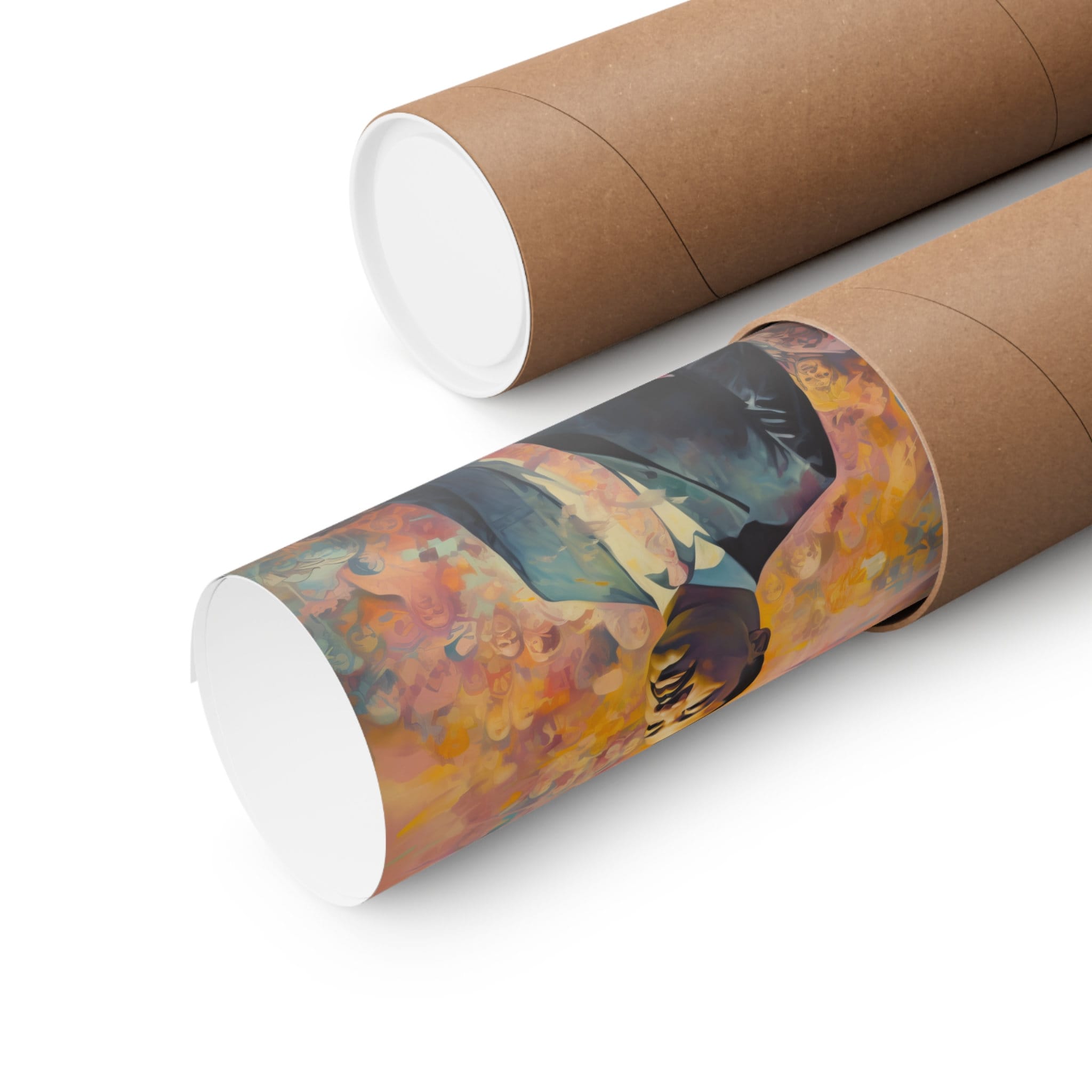 MLK Jr. Abstract Print - Inspiring Civil Rights Art - Vibrant and ...