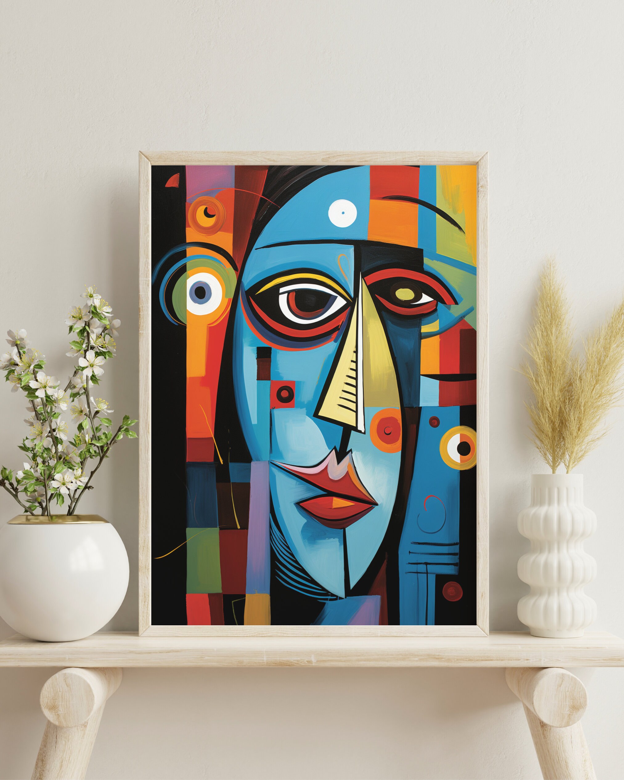 Abstract Face Poster Print | Wall Decor | Perfect for Framing ...