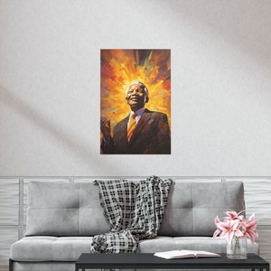 Nelson Mandela Abstract Poster Print - Inspirational Art for Decor ...
