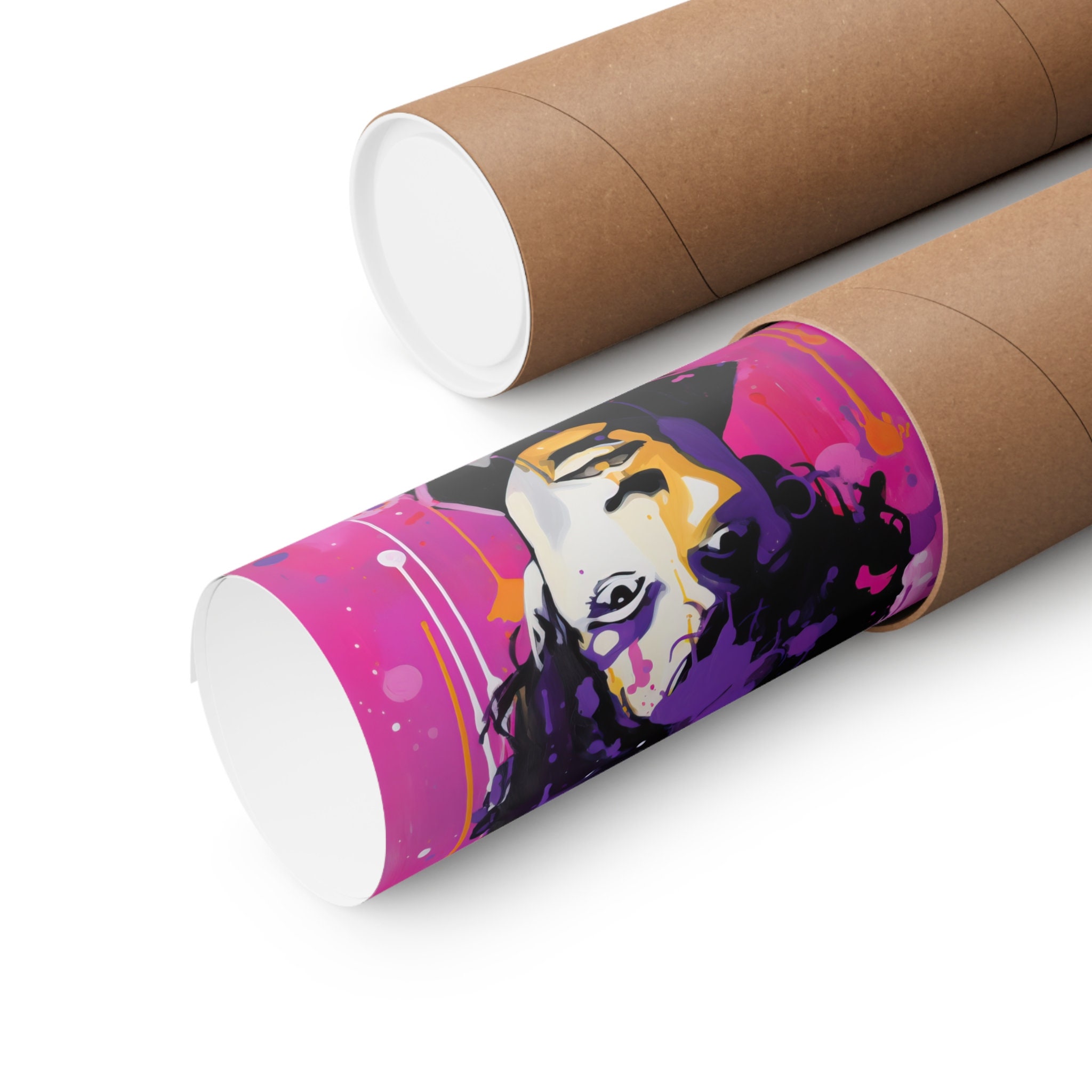 Abstract Prince Art Print - Vibrant Tribute to the Musical Icon ...