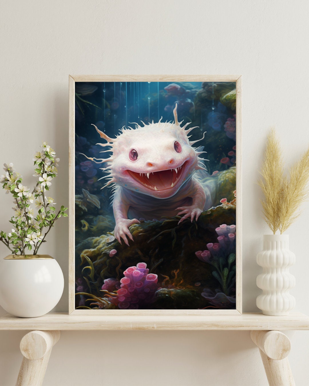 Axolotl Closeup - Axolotl Art - Wildlife Decor - Perfect for Framing ...