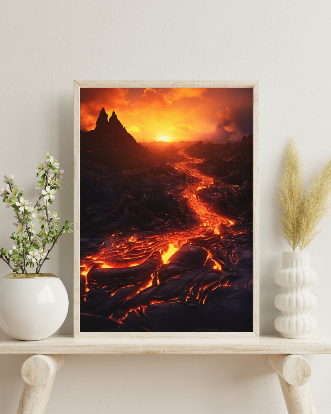Magnificent Lava Poster Print | Lava Decor | Landscape Wall Art | Lava ...