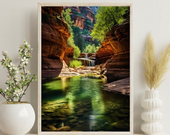 Cathedral Rock Sunset, Sedona, Arizona, Landscape Photo Print - Etsy