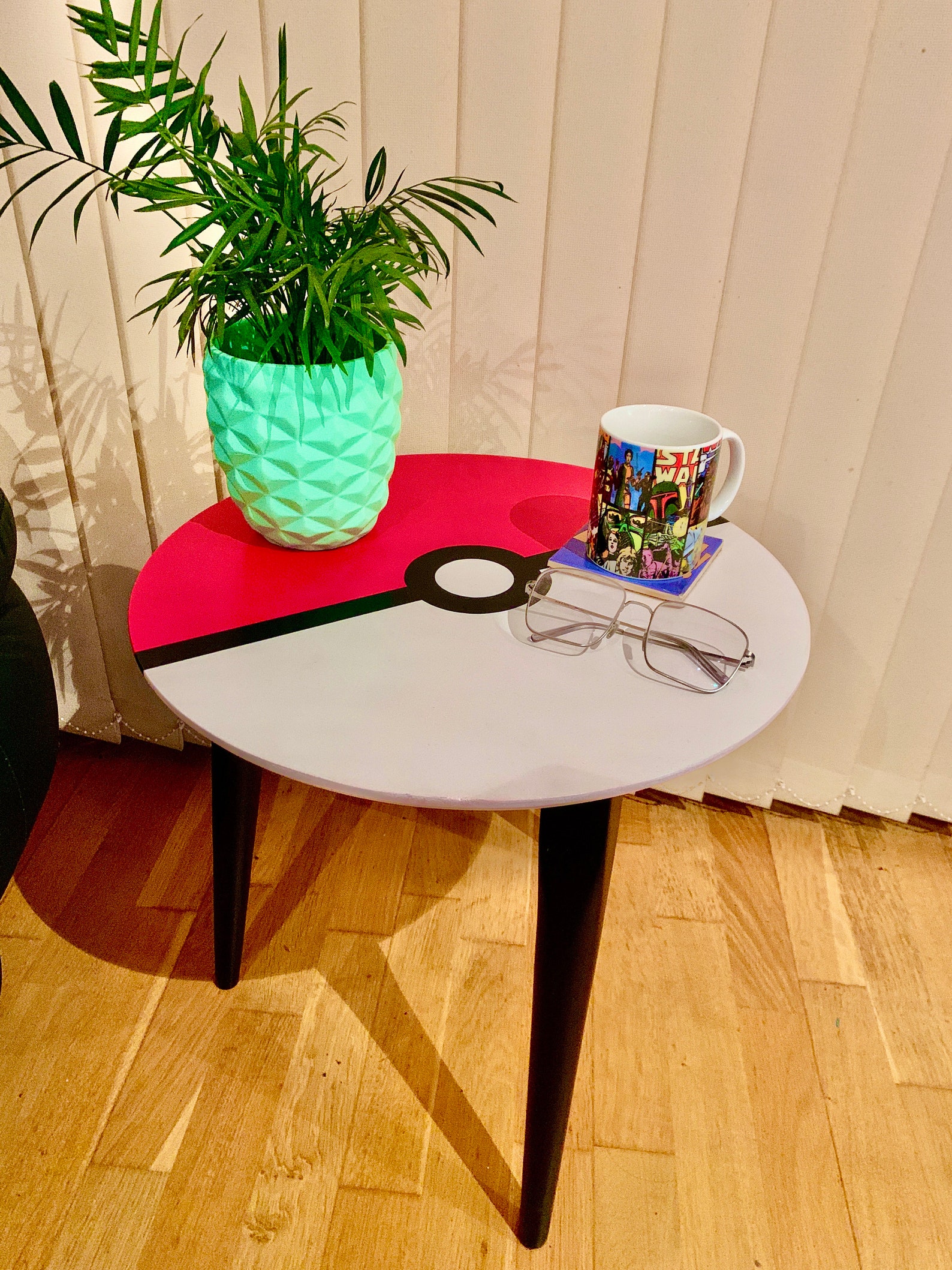 Pokemon Pokeball Side Table | Etsy UK