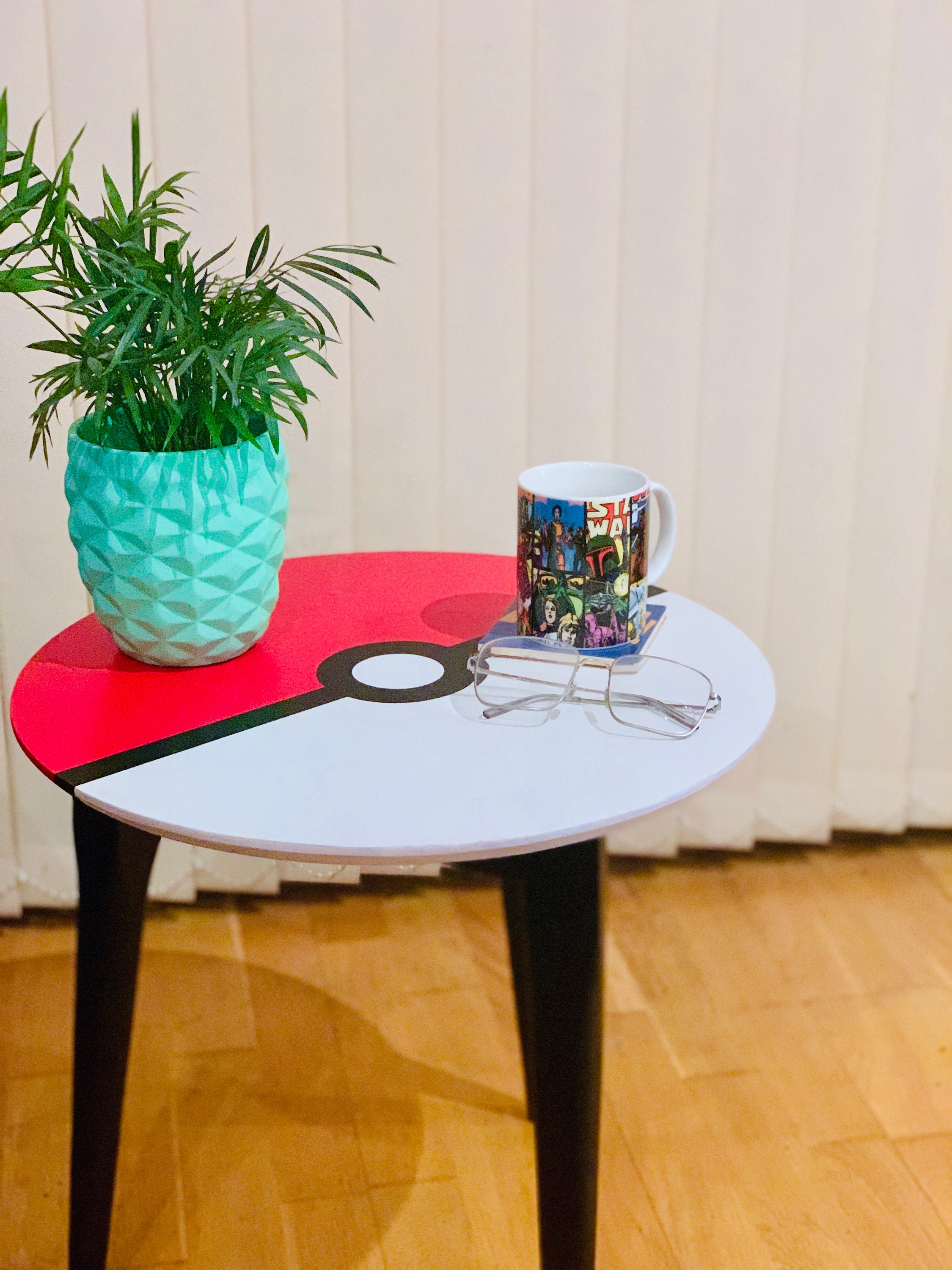 Pokemon Pokeball Side Table | Etsy UK