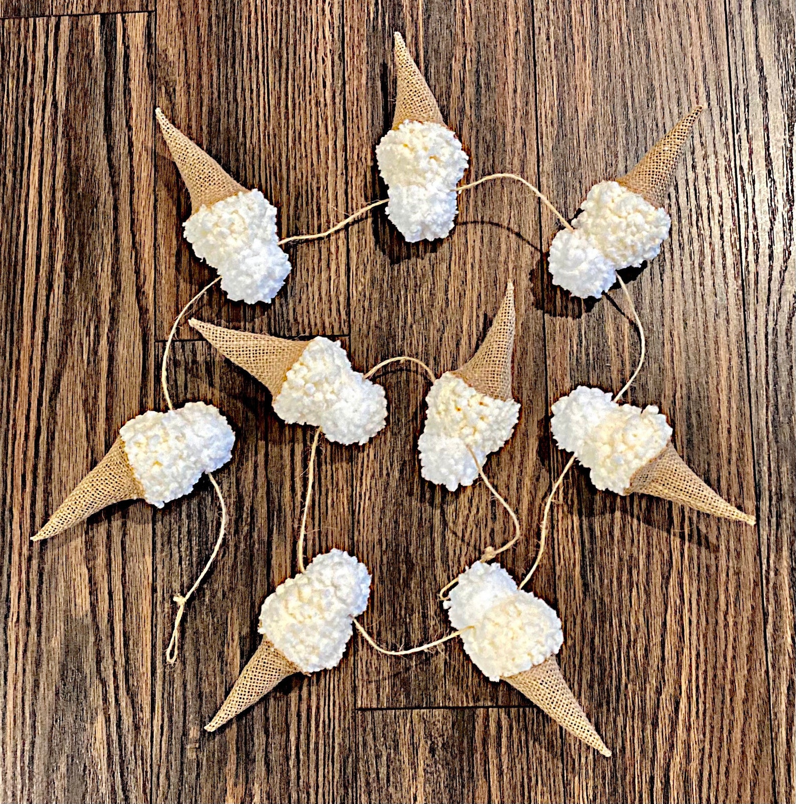 Ice Cream Garland Ice Cream Cone Garland Ice Cream Party - Etsy