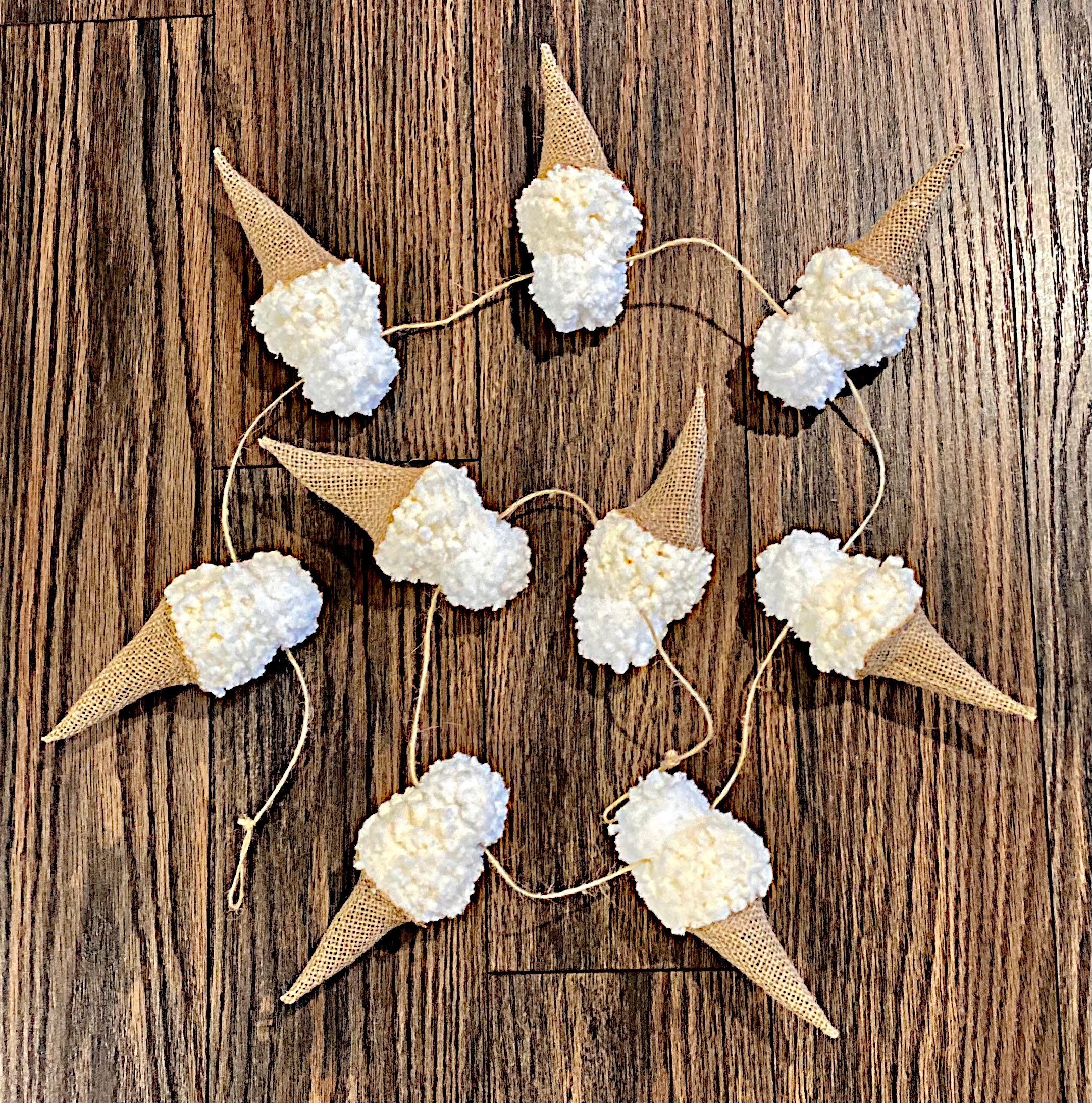 Ice Cream Garland Ice Cream Cone Garland Ice Cream Party | Etsy