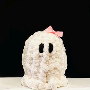 Ghost, Chunky Knit Ghost, Crochet Ghost, Girl Ghost, Halloween Tiered ...