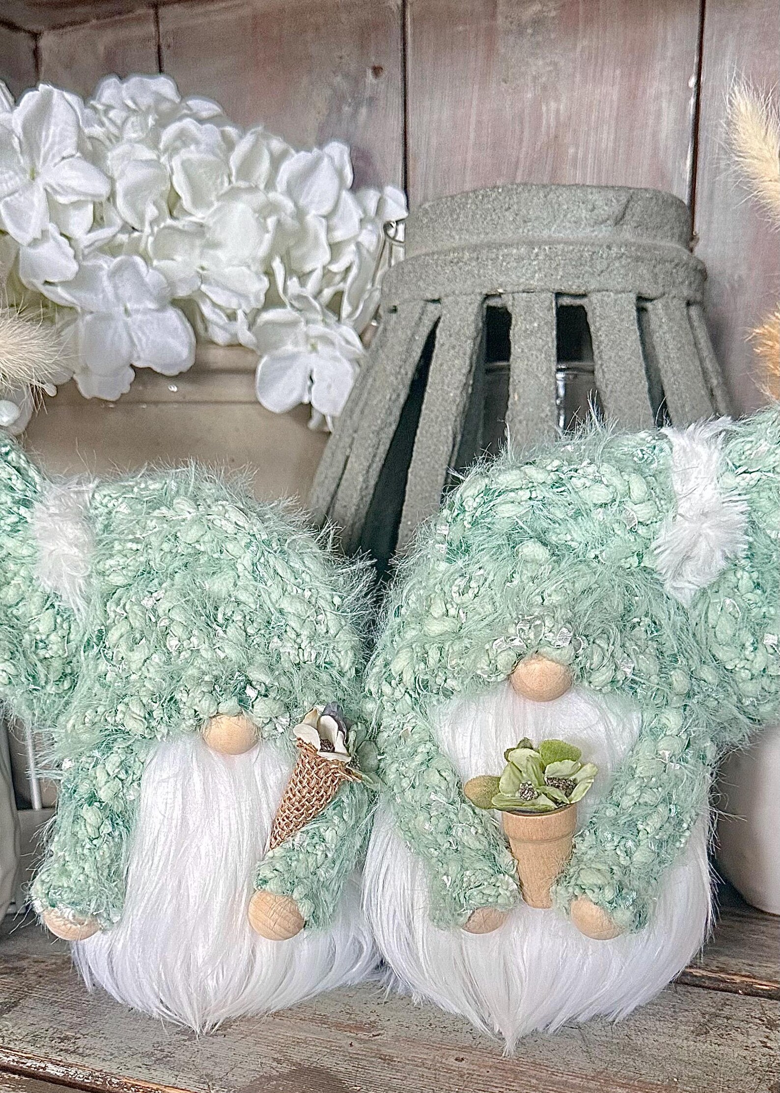 Flower Gnome, Garden Gnome, Spring Gnome, Easter Decor, Spring Decor ...