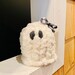 Ghost, Chunky Knit Ghost, Crochet Ghost, Girl Ghost, Halloween Tiered ...