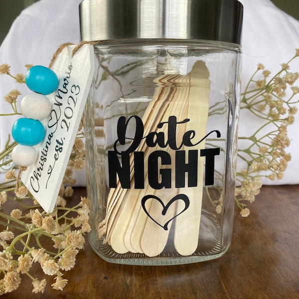 Wedding Date Jar - Etsy