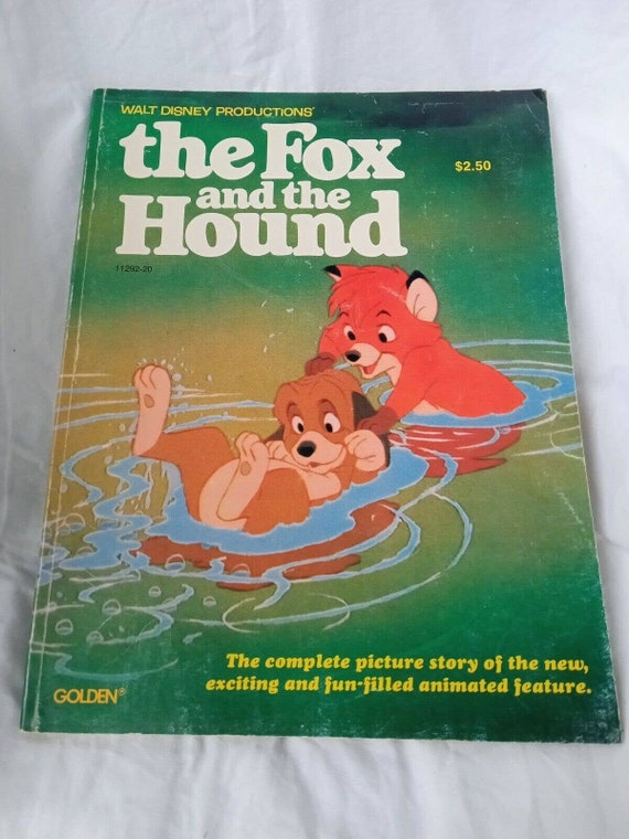 The Fox and the Hound Comic Book Picture Story by Walt - Etsy