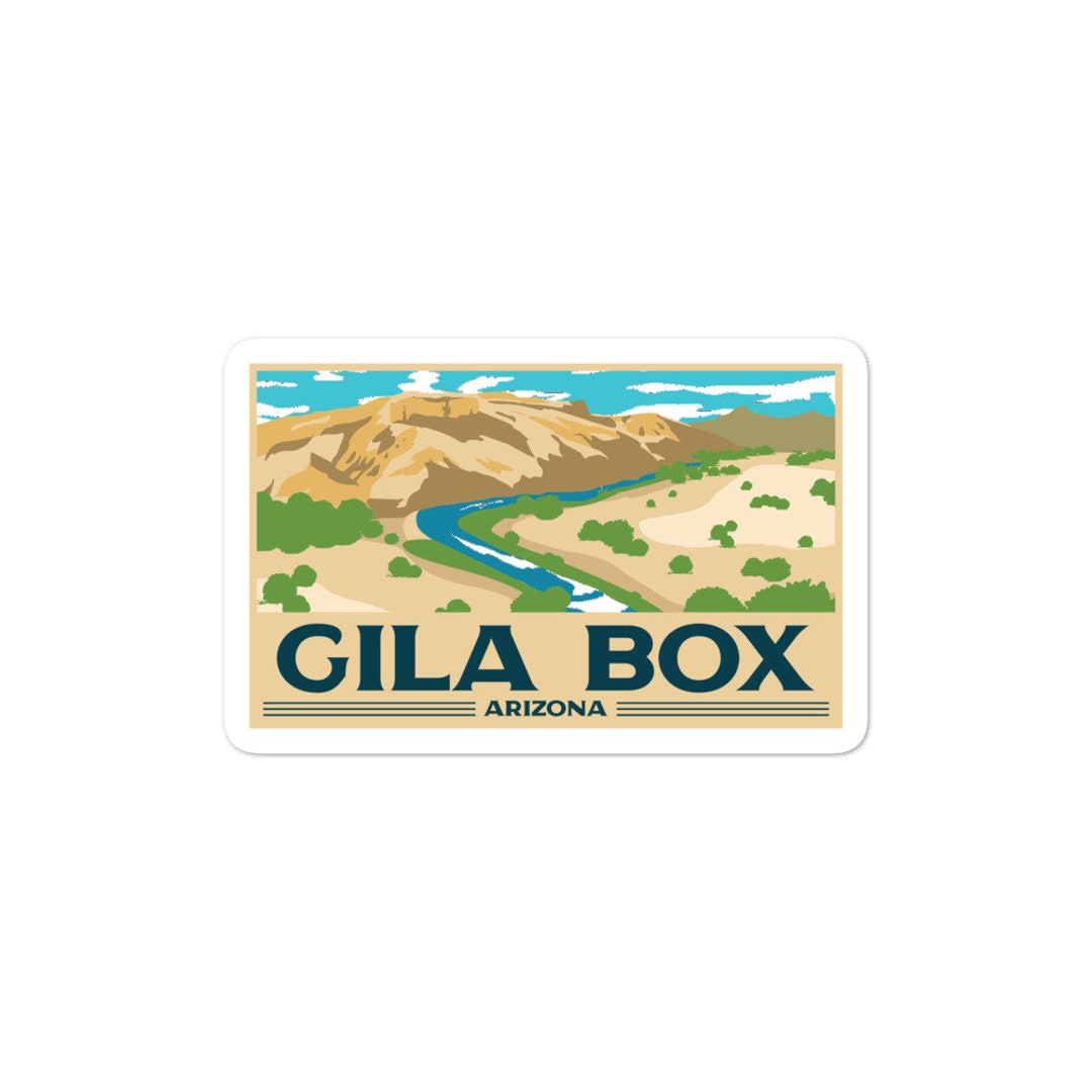 Gila Box National Riparian Area Sticker - Etsy