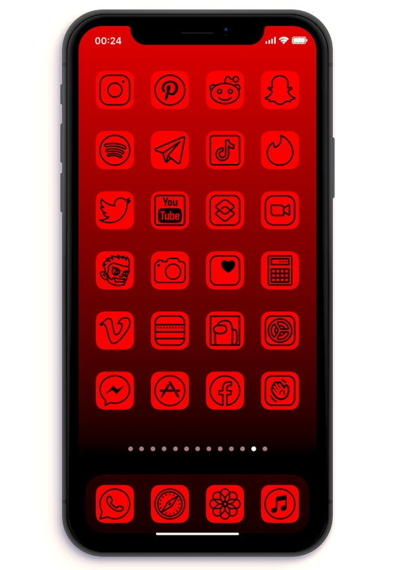 Red Iphone Icon