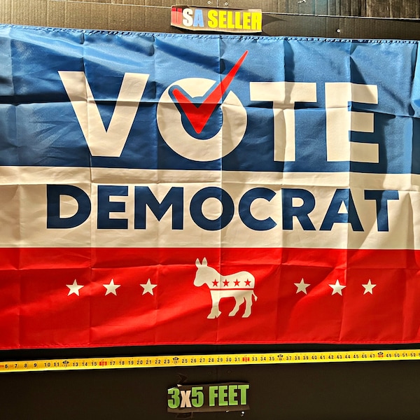 Democrat Banner - Etsy