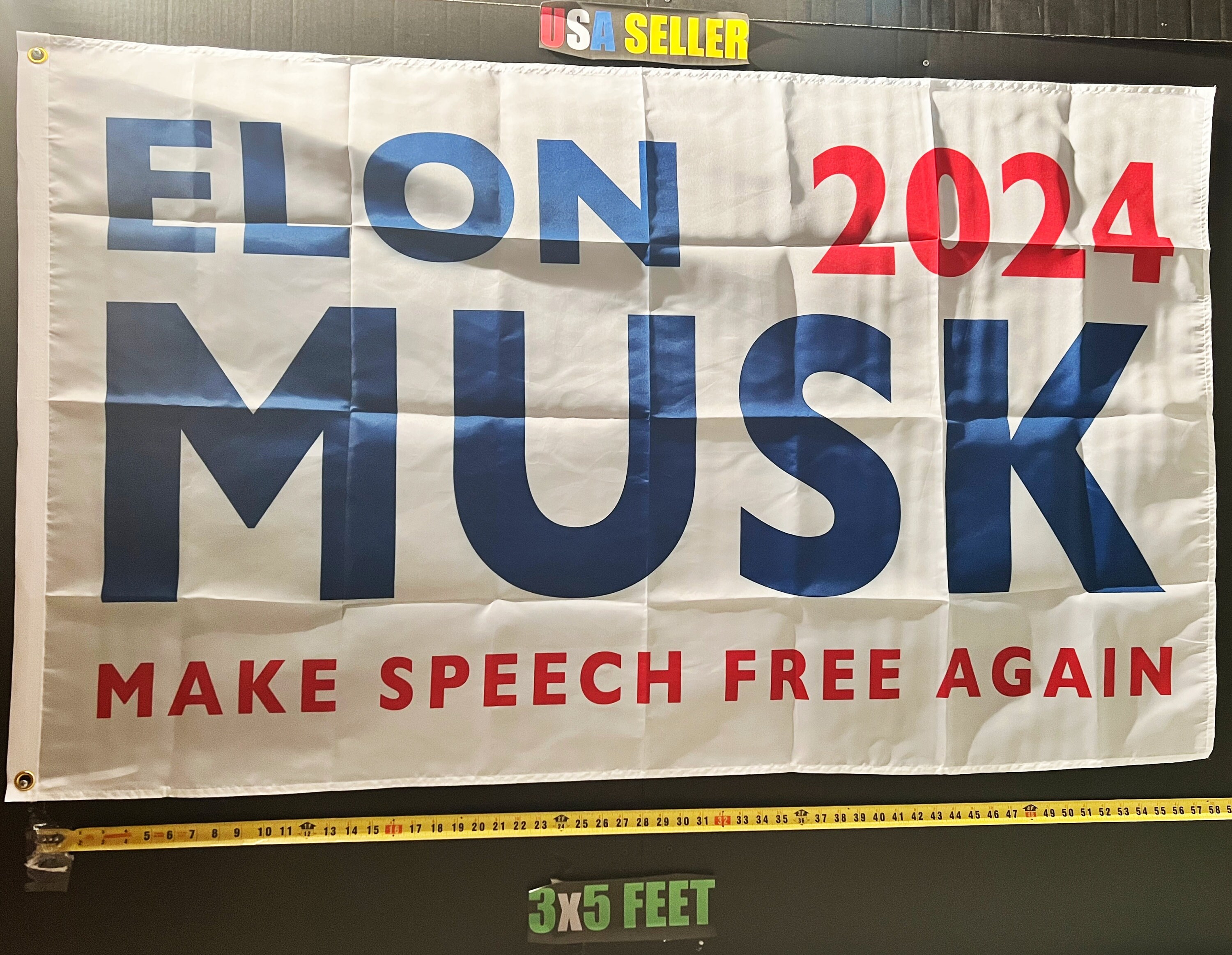 Elon Musk Flag ENVÍO GRATIS W 2024 Save America Demócrata - Etsy España