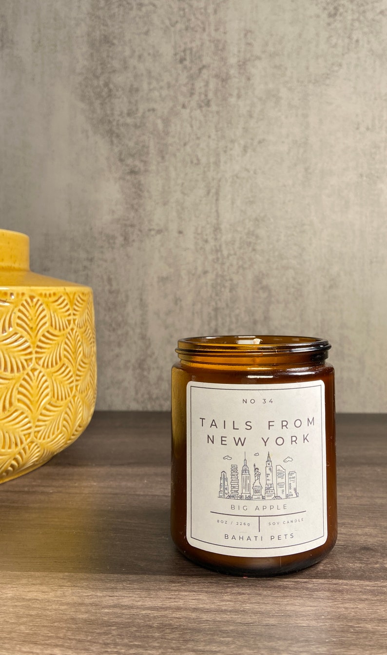Tails From New York City - 8 Oz Soy Hand-poured Candle - Etsy