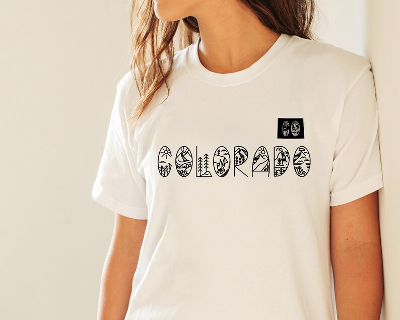 Colorado State Sticker SVG PNG, Colorado Wall Art, Digital Illustration ...