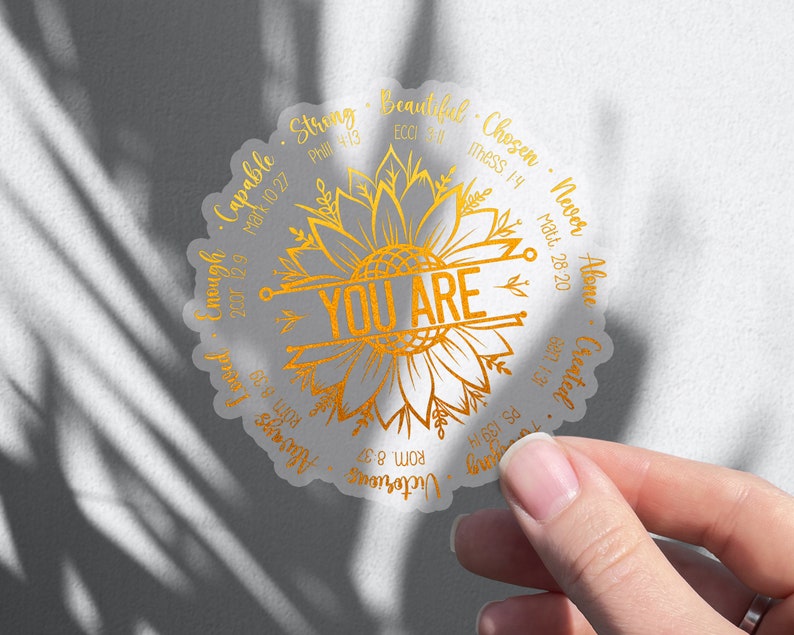 Inspirational Sunflower SVG, Christian Bible Verse (digital Download ...