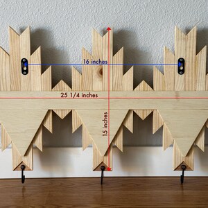 Wooden Rack, Handmade Coat Rack, Keys Holder, Native American Design ...