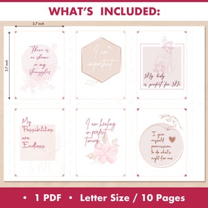 100 Self Care Cards, Printable Affirmation PDF, Self Love, Affirmation ...