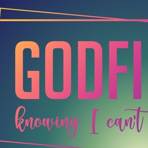 Godfidence Christian SVG Design, Religious Print (digital Download) - Etsy