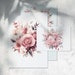 Dusty Watercolor Flowers Clipart PNG, Card Making, Dusty Pink Floral ...