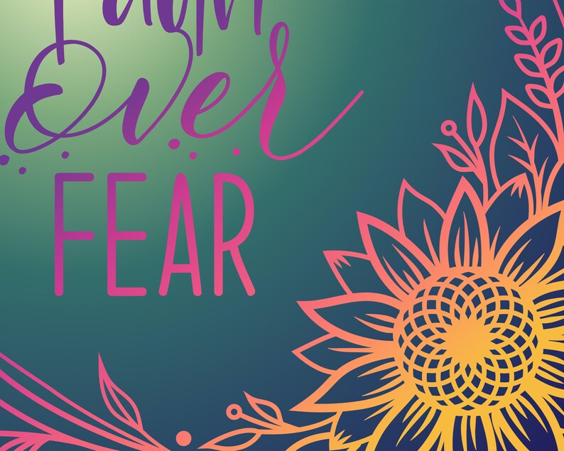 Christian SVG, Sunflower SVG, Flower Png, Summer Flower Design, Cut ...