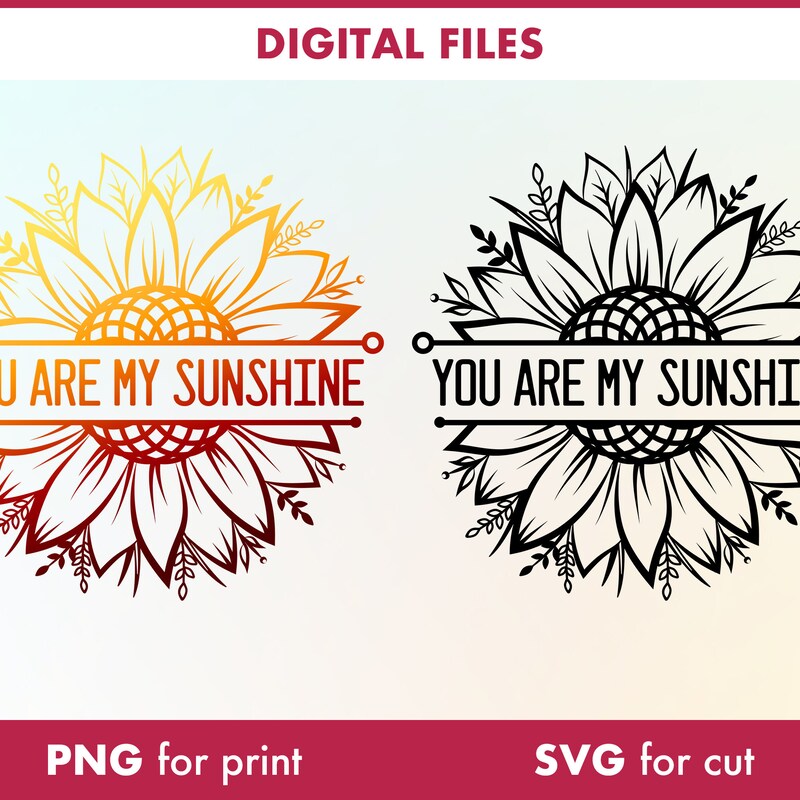 You Are My Sunshine Svg - Etsy