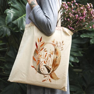 Boho Alphabet 26 PNG Download, Fall Boho Monogram Letters Watercolor ...